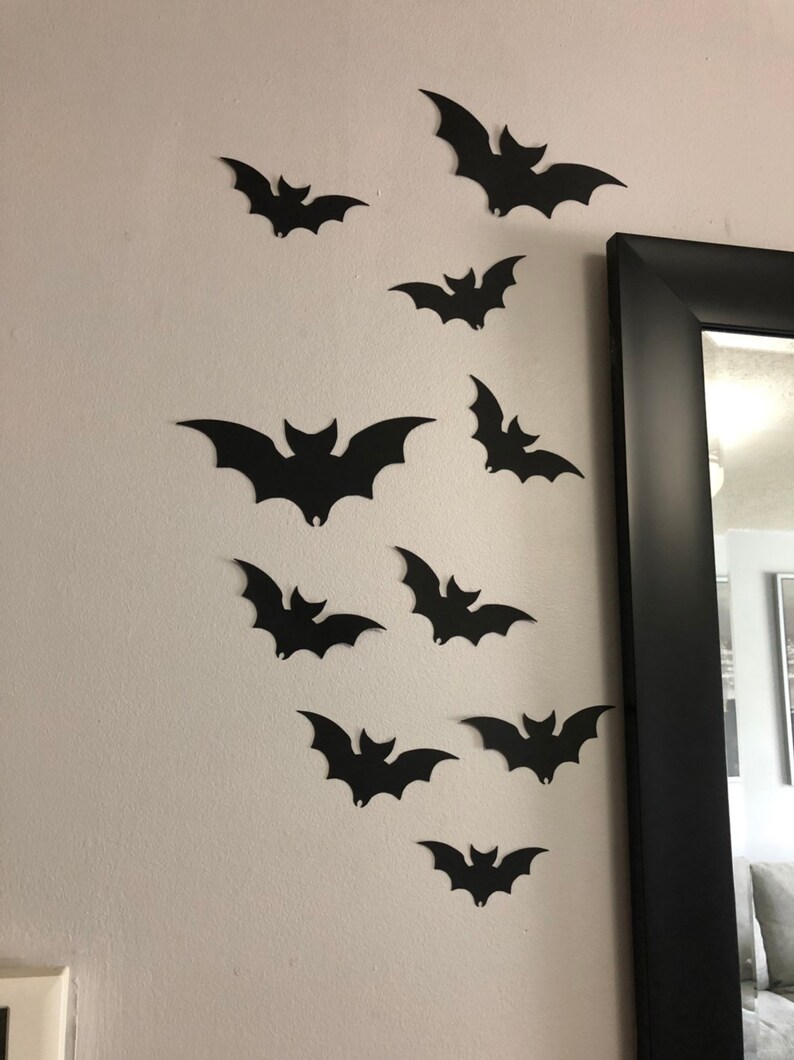 Bat cut outs Paper Bats Halloween Decor Bat Die Cuts Bat | Etsy