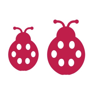 Ladybug Cut Outs - Ladybug Decor, Lady Bug Die Cuts, Ladybug Shapes ...