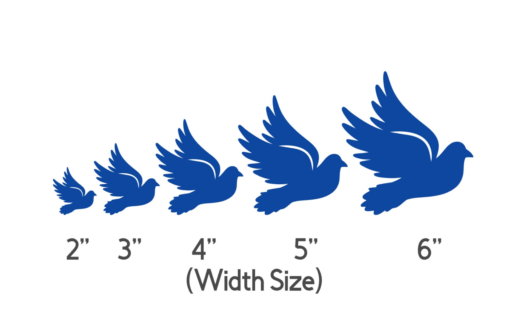 Dove Paper Cut Outs – Paper Doves, Dove Die Cuts for Scrapbooking ...