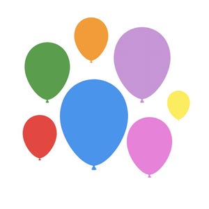 Balloon Cut Outs - Balloon Decor, Balloon Die Cuts, Paper Balloon ...
