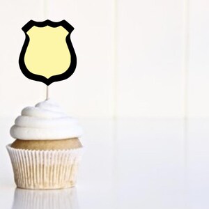 Paper Police Badge Cutout - Police Badge Shape, Paper Badge Cut Out ...