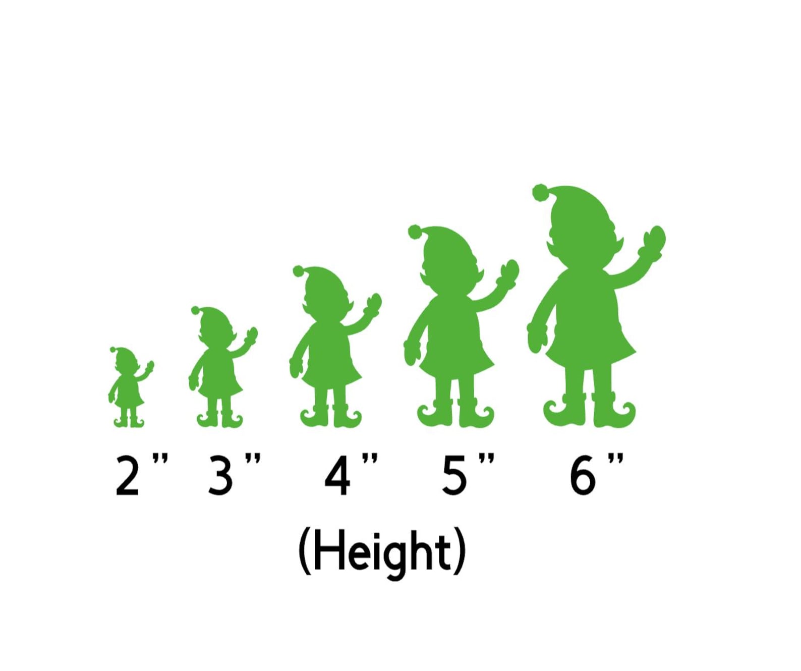 Christmas Elf Cut Outs – Paper Christmas Elf, Elves Die Cuts & Shapes ...