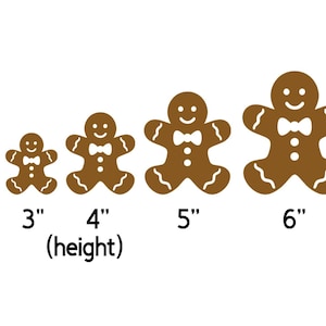 Gingerbread Man Cut Outs - Gingerbread Decor, Gingerbread Men Die Cuts ...