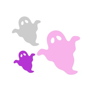Ghost Cut Outs - Ghost Decor, Spooky Ghost Die Cuts, Paper Ghost Shapes ...
