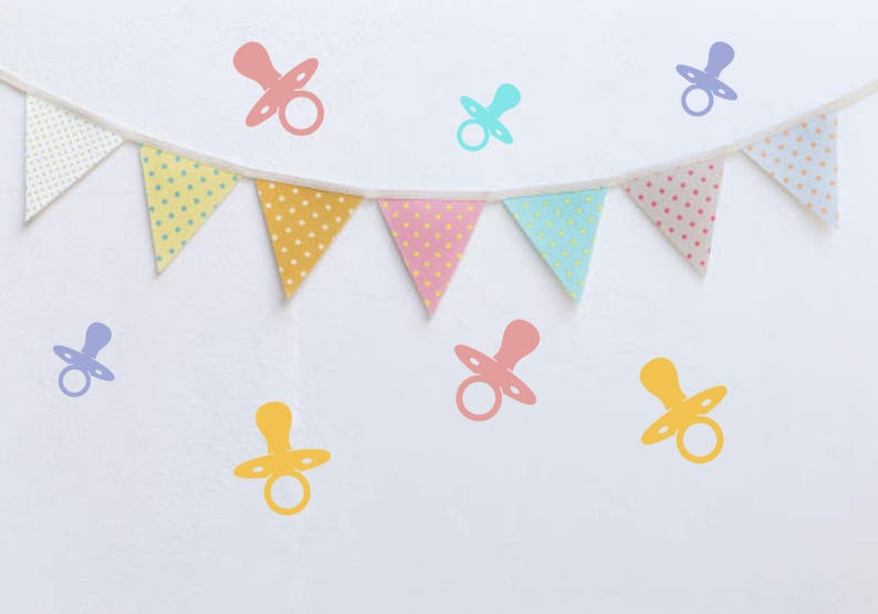 Paper Pacifier - Paper Pacifier Shapes, Pacifier Paper Die Cut, Paper ...