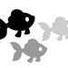Cute Fish Paper Cut Outs Paper Fish Shape, Cute Fish Die Cuts, Fish ...