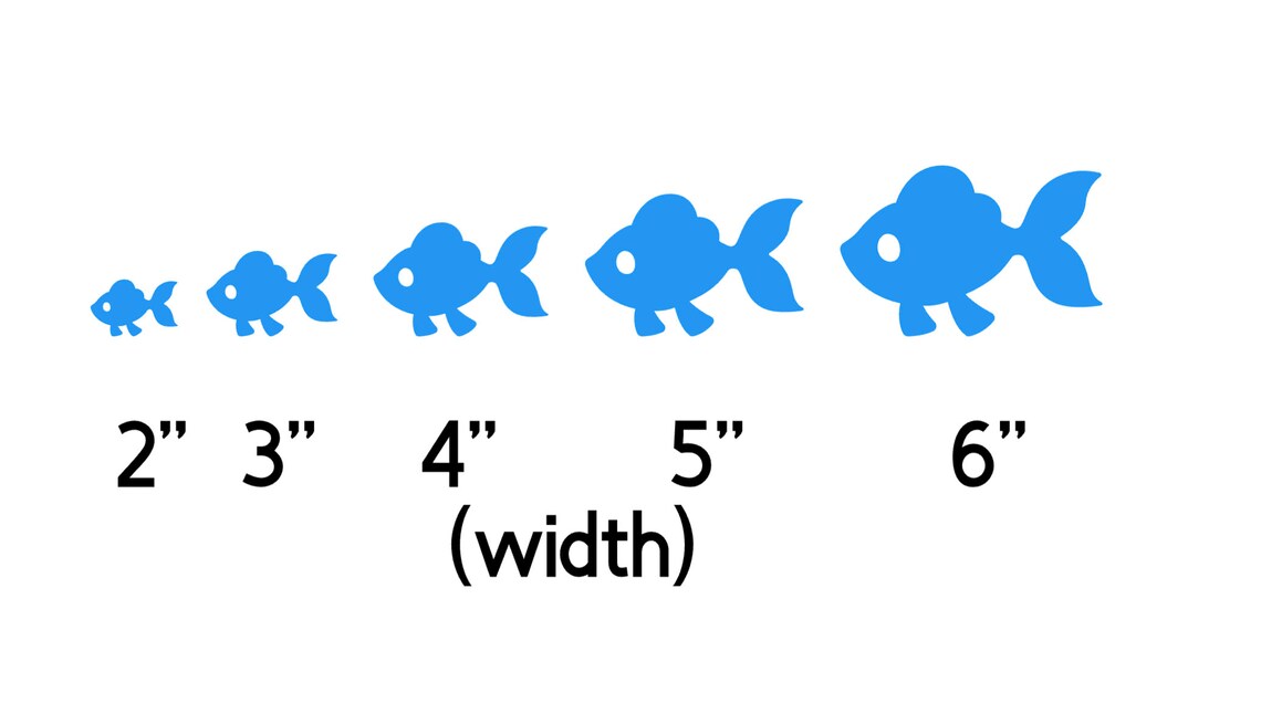 Cute Fish Paper Cut Outs - Paper Fish Shape, Cute Fish Die Cuts, Fish ...