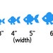 Cute Fish Paper Cut Outs - Paper Fish Shape, Cute Fish Die Cuts, Fish ...