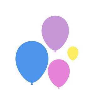 Balloon Cut Outs - Balloon Decor, Balloon Die Cuts, Paper Balloon ...