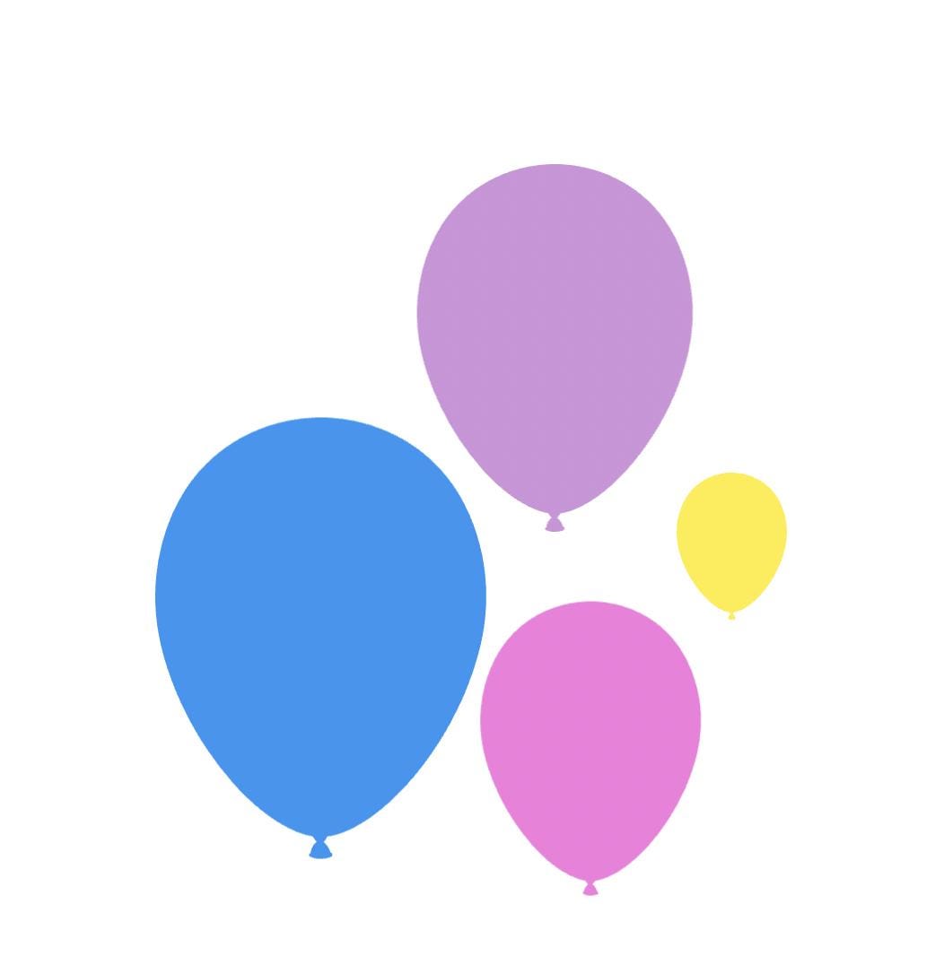 Balloon Cut Outs - Balloon Decor, Balloon Die Cuts, Paper Balloon ...
