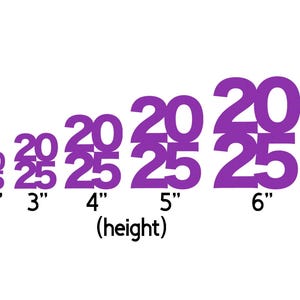 Paper Number 2025 Shape, Number 2025 Shape Cut Outs, Paper 2025 Die Cut ...