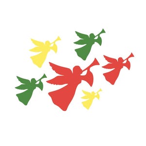 Angel Cut Outs - Angel Decor, Angel Die Cuts, Paper Angel Shapes, Angel ...