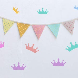 Paper Crown Cut Outs - Crown Shapes, Princess Birthday Decor, Crown ...
