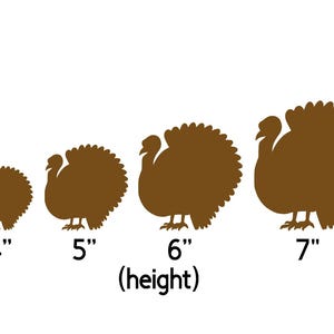 Turkey Cut Outs - Paper Turkey, Thanksgiving Decor, Thanksgiving Day ...