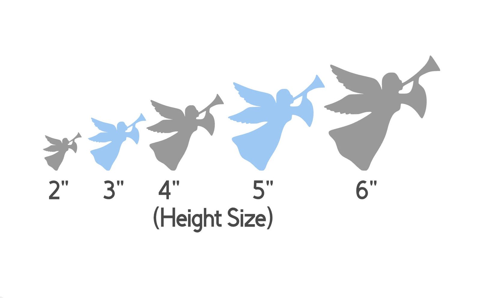 Angel Cut Outs - Angel Decor, Angel Die Cuts, Paper Angel Shapes, Angel ...