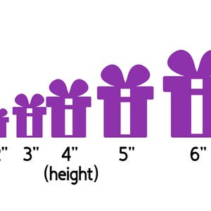 Present Cut Outs - Christmas Gift Decor, Christmas Present Die Cuts ...