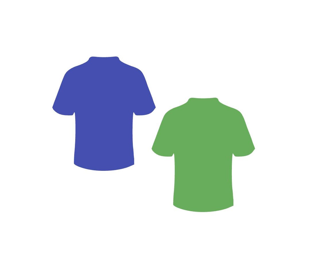 Paper Football Jersey Cutouts - Paper Jersey Dye Cuts, Paper Jersey ...