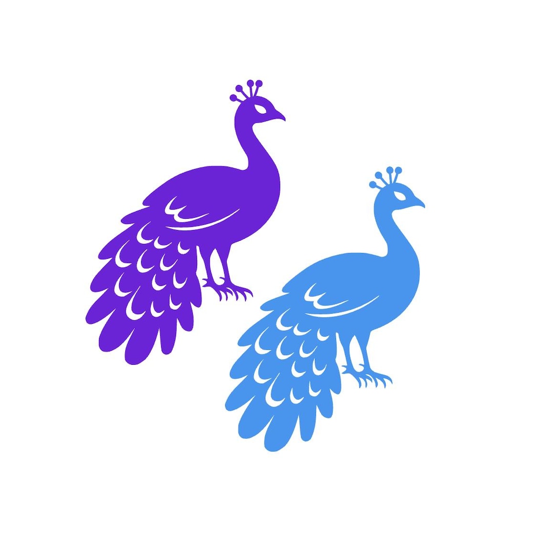 Peacock Paper Cut Outs – Paper Peacock Die Cuts for Scrapbooking ...