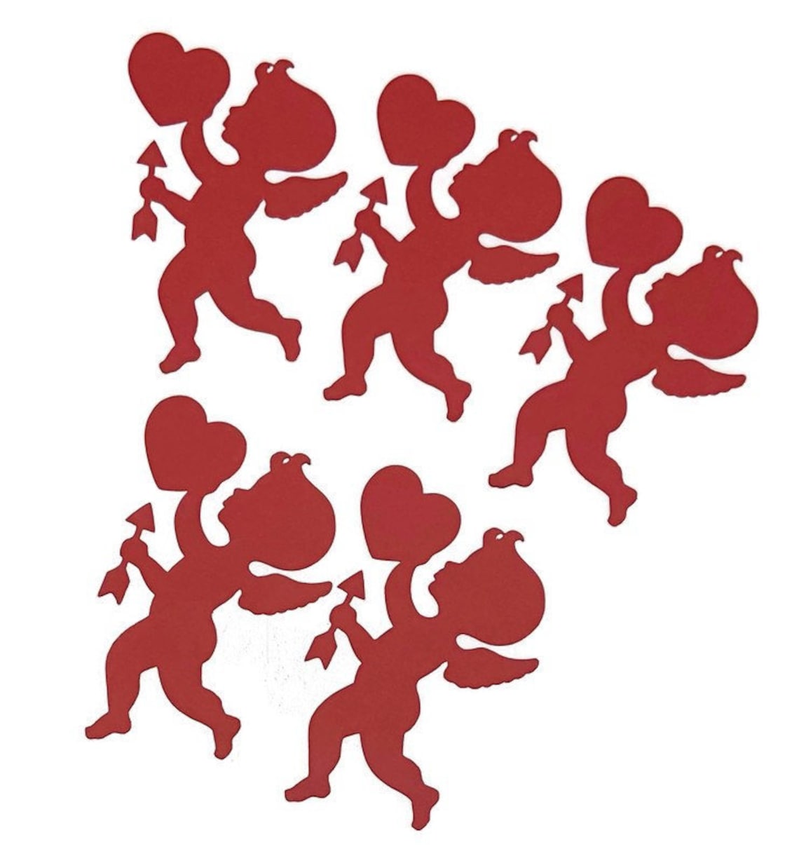 Cupid cut outs paper cupid valentine cut outs valentines | Etsy