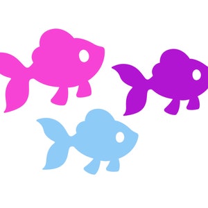 Cute Fish Paper Cut Outs - Paper Fish Shape, Cute Fish Die Cuts, Fish ...