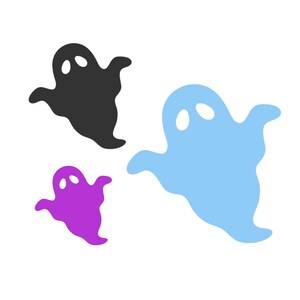 Ghost Cut Outs - Ghost Decor, Spooky Ghost Die Cuts, Paper Ghost Shapes ...