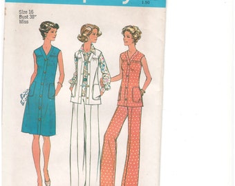 Vintage Simplicity 5510 Sewing Pattern Young Junior or Teen Size 11/12 ...