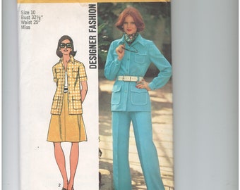 Vintage Simplicity 5510 Sewing Pattern Young Junior or Teen Size 11/12 ...