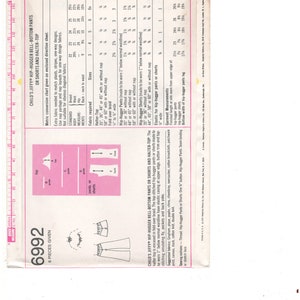 Vintage Simplicity 6992 Sewing Pattern Child Size 2 Hip | Etsy