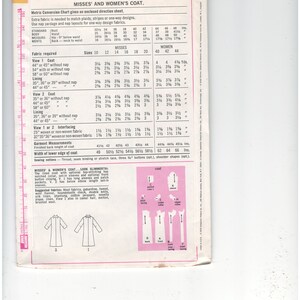 Vintage Simplicity 5526 Sewing Pattern Misses Size 10 A Look Slimmer ...