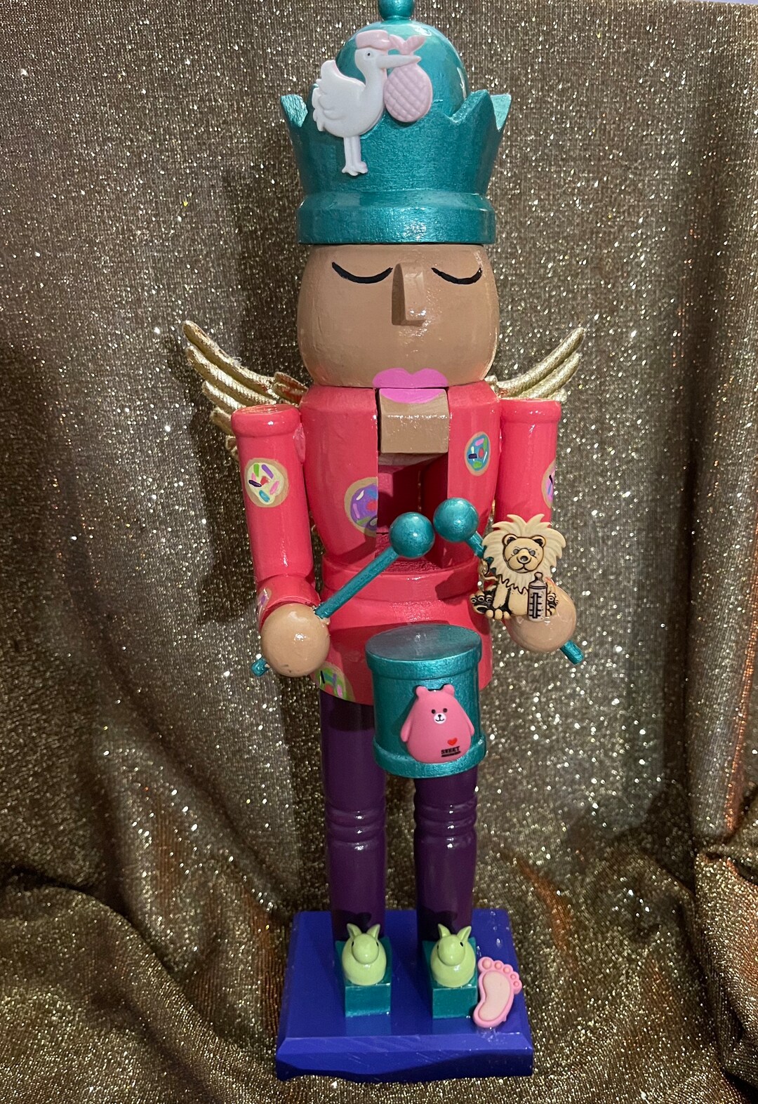 12 Angel Baby Nutcracker - Etsy