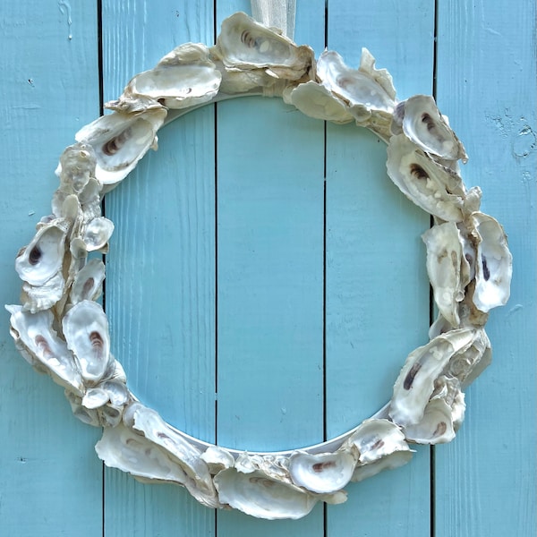 Oyster Shell Wreath - Etsy