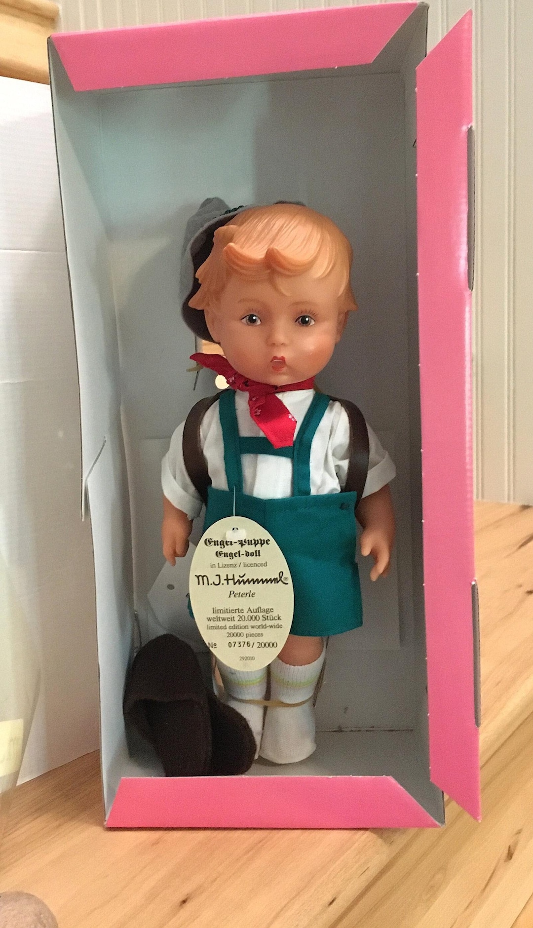 M.J. Hummel Engel-puppe "peterle" Boy Doll in Box, German Doll - Etsy