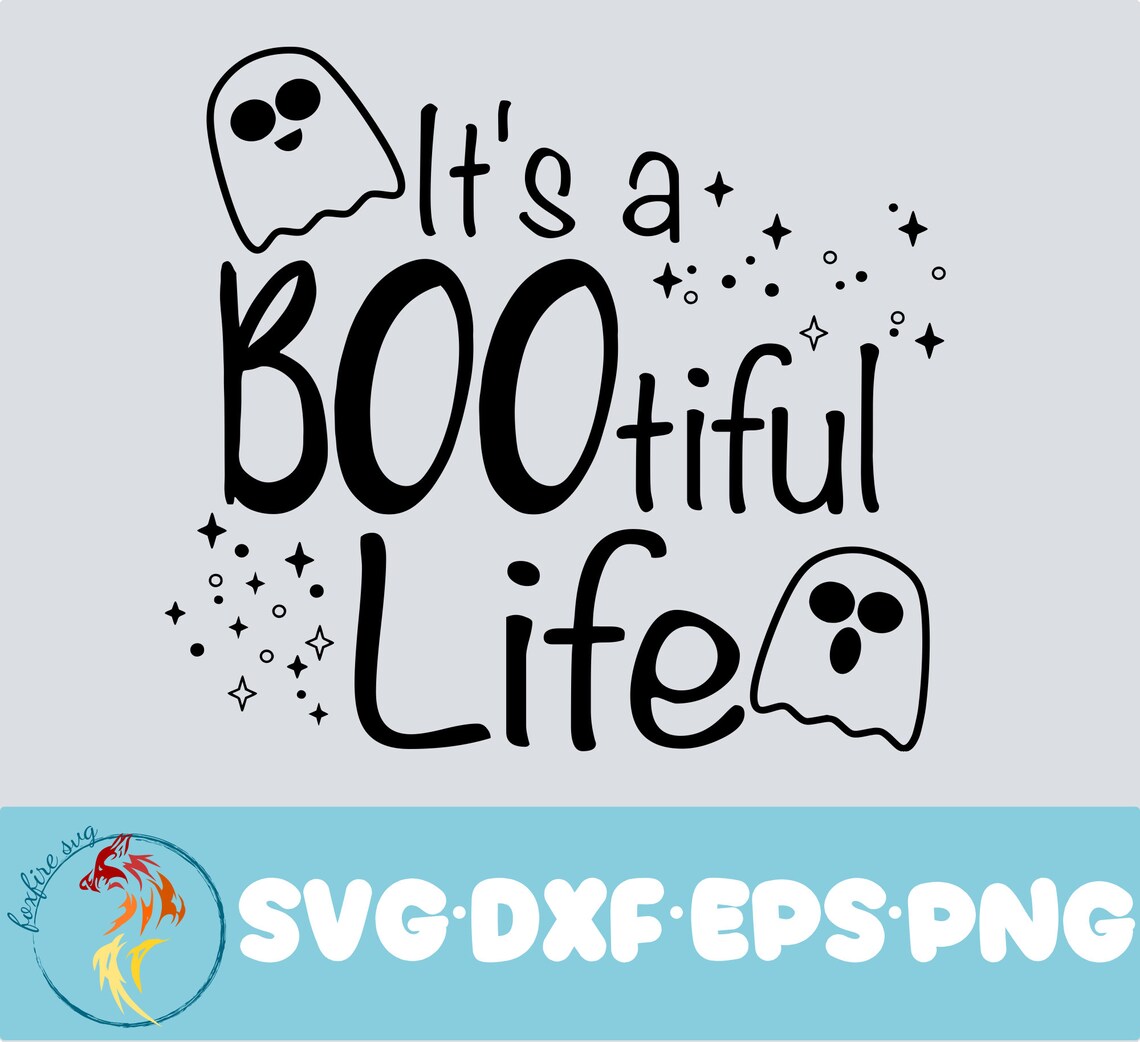 It's a Bootiful Life SVG Fall Autumn PNG Fall Autumn - Etsy