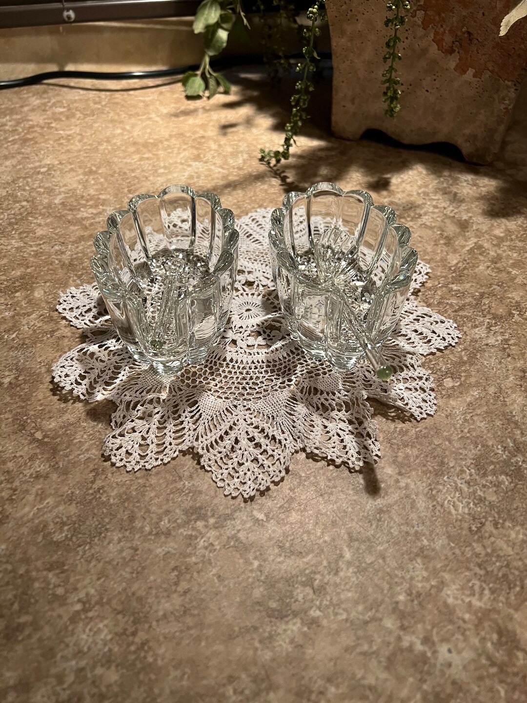 Princess House Spoon Holders and Mayonnaise/condiment Spoons - Etsy