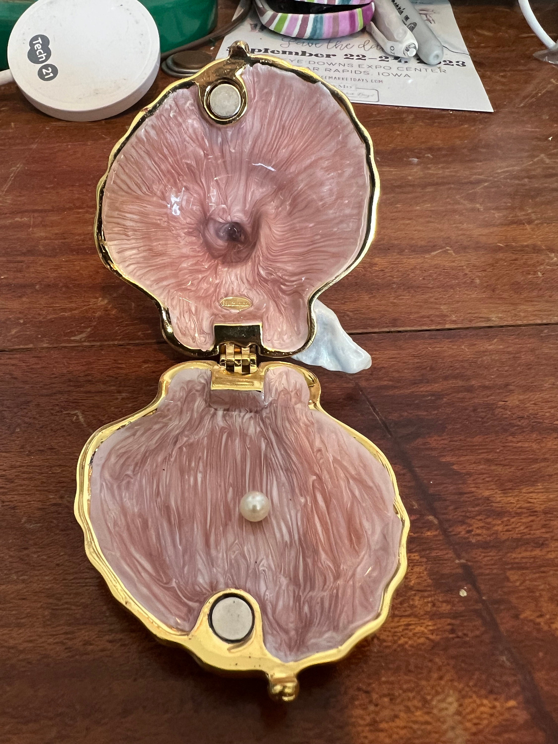 Rucinni Bejeweled Enamel Mermaid Trinket Box - Etsy