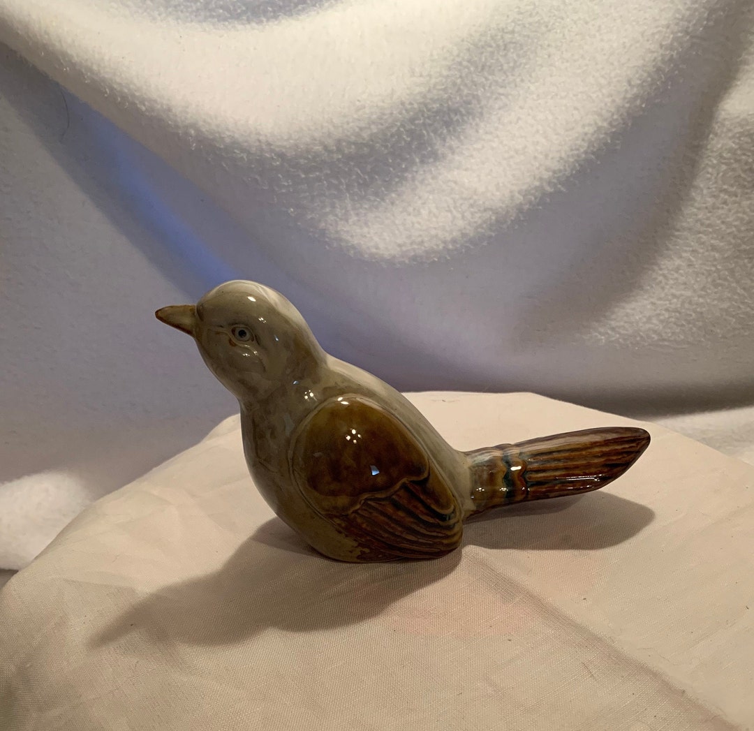 Vintage Pottery Bird - Etsy