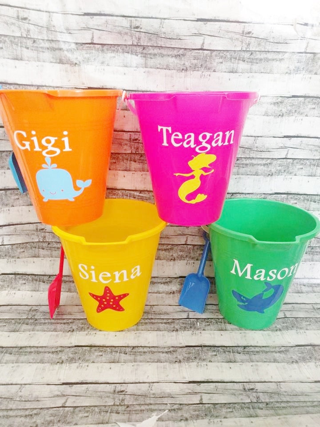 Personalized Beach Bucket Sand Bucket Fun in the Sun Beach Pail Beach ...