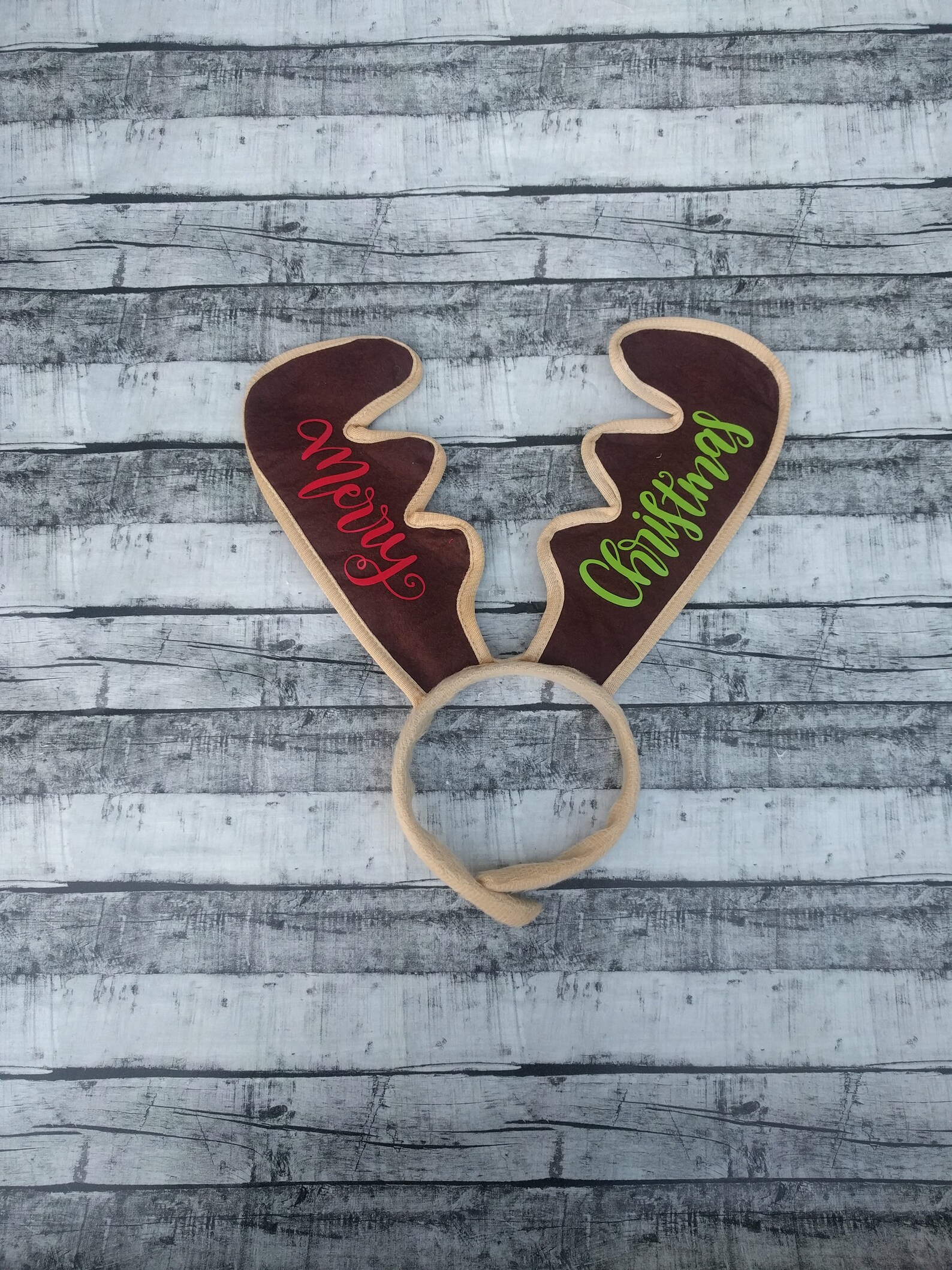 Oreilles de renne de Noël oreilles de bois de Noël bandeau | Etsy