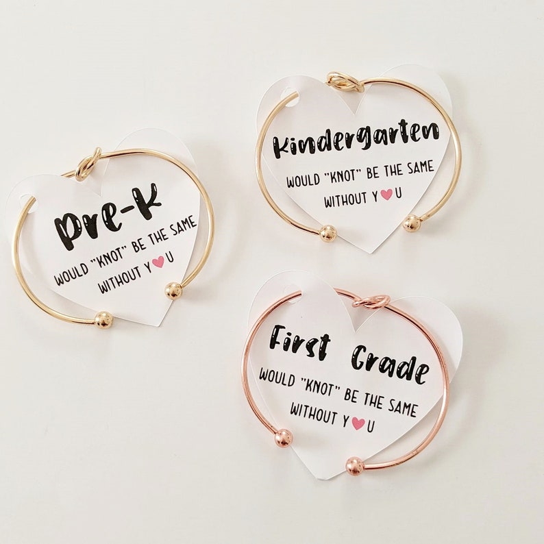 Teacher knot Bracelets / Teacher Gifts / Teacher - Etsy