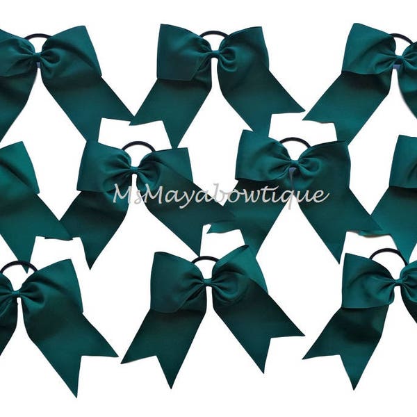 Green Cheer Bow - Etsy