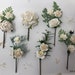 White and ivory flower hair pinswedding bridal hair clips | Etsy