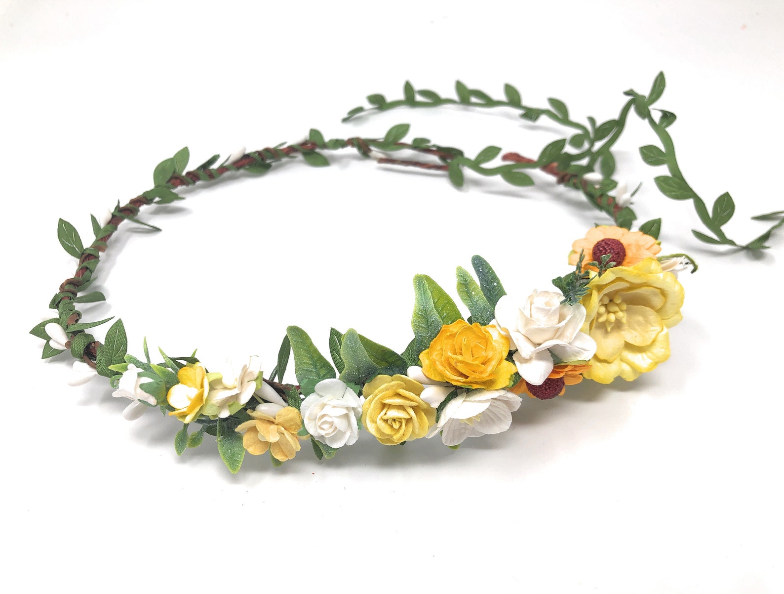 Yellow Flower Crown Sunflower Crown Flower Crown Maternity - Etsy