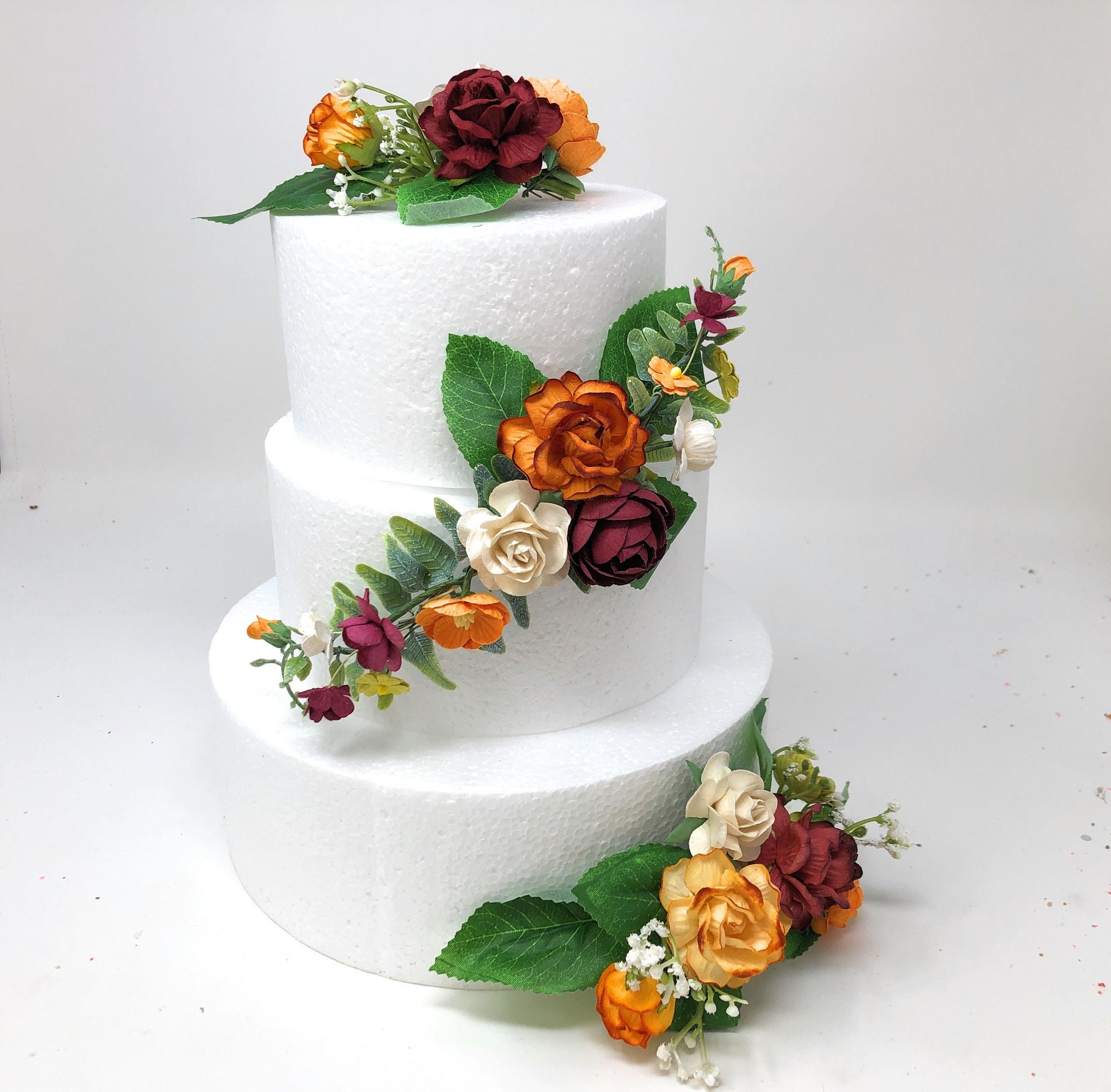 Custom Fall Cake Flower Topper Party Cake Decoration Autumn - Etsy