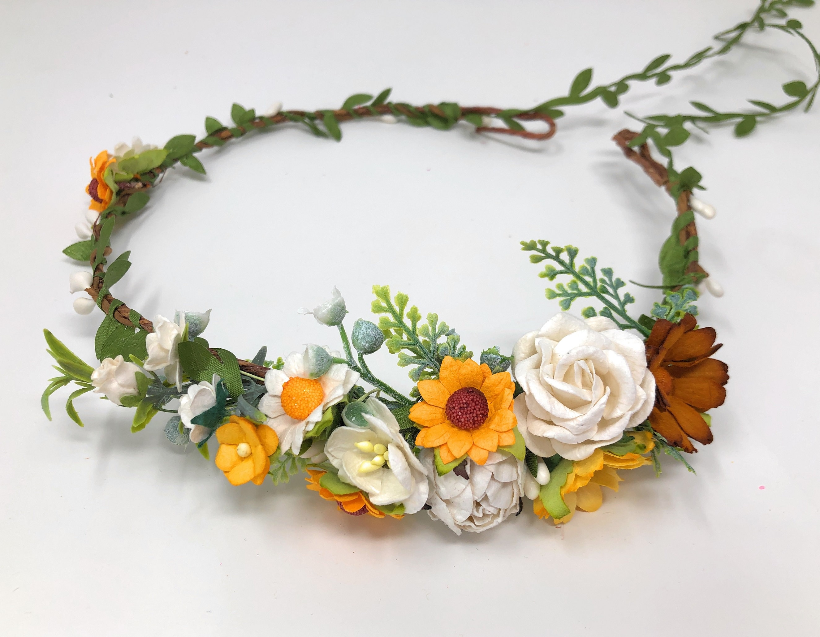 Flower Crown Sunflower Crown Maternity Flower Crown Yellow | Etsy