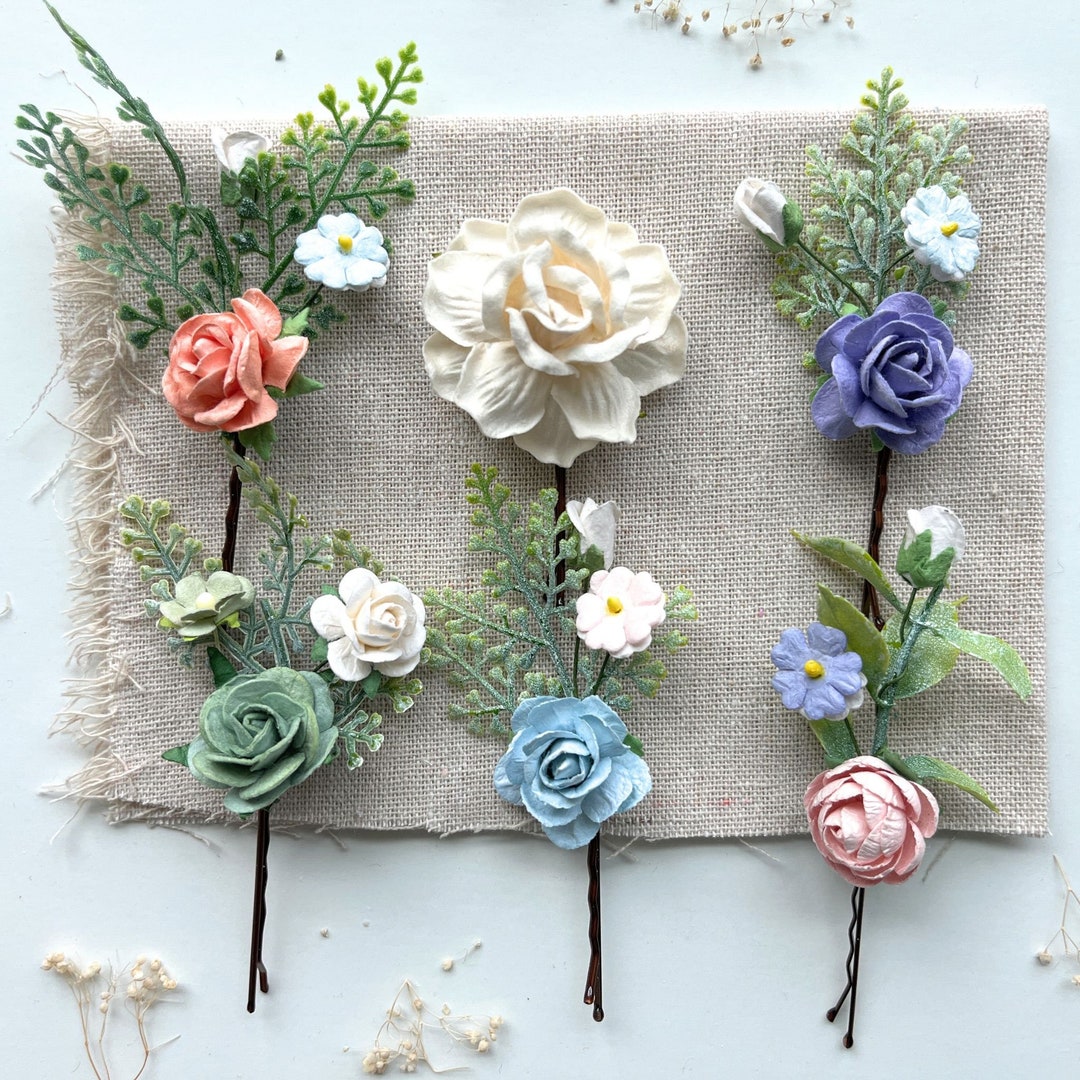Spring Hair Clips Pastel Hair Pins for Girl Hair Clips Bridal Hair ...