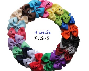 3 Inch Bows - Etsy