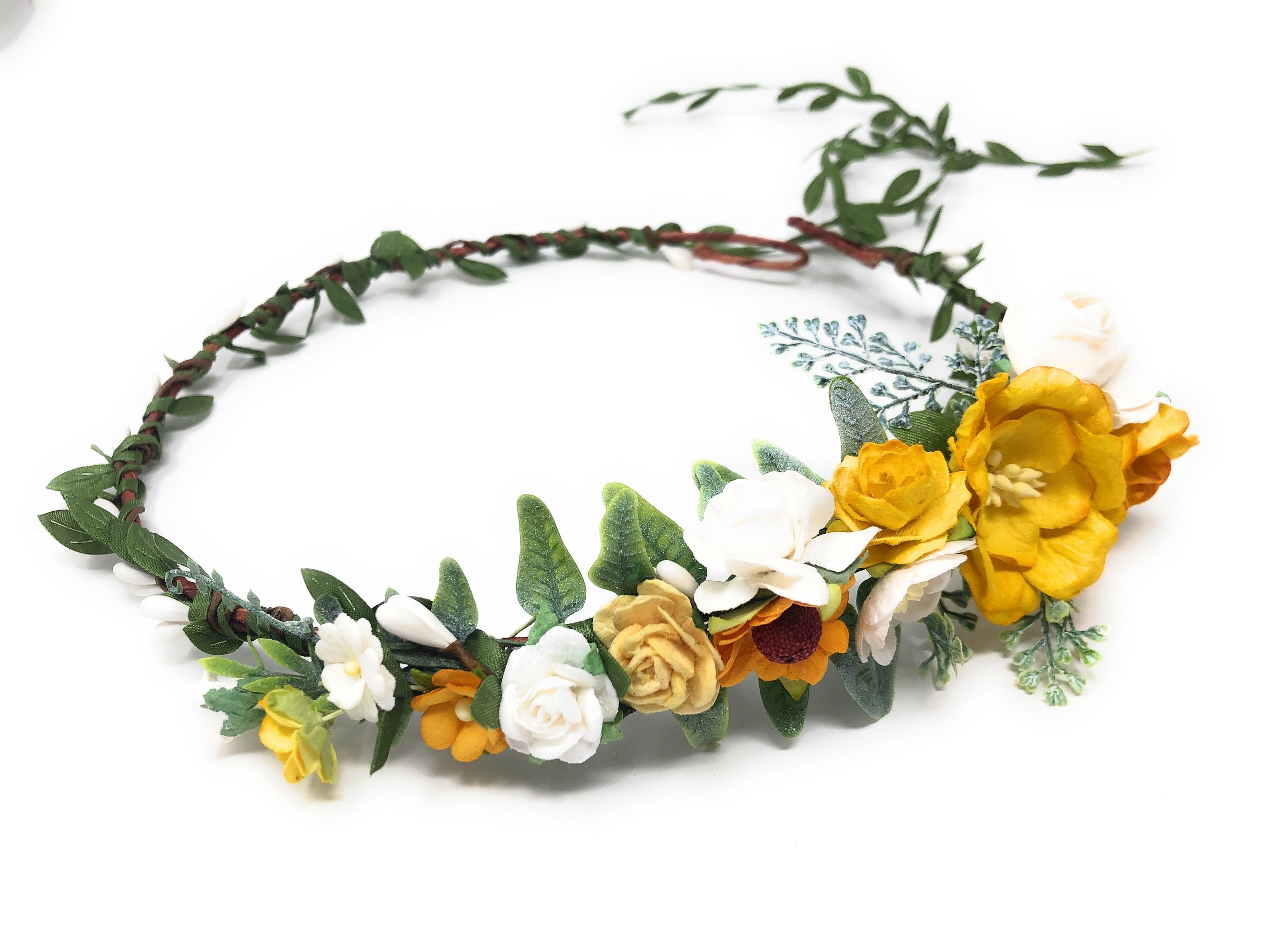Fall Flower Crown: Autumn Wedding Headband - Etsy