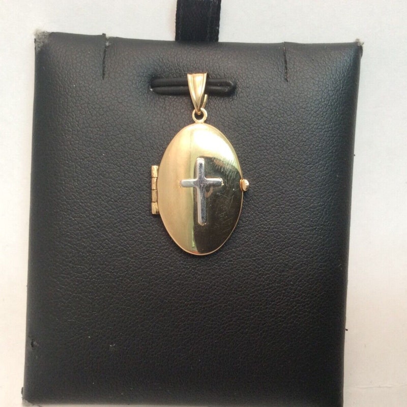 Cross Locket - Etsy