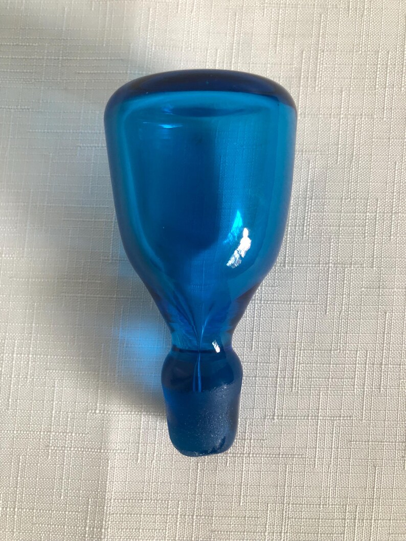 Blenko 7224 Turquoise Stopper Only - Etsy