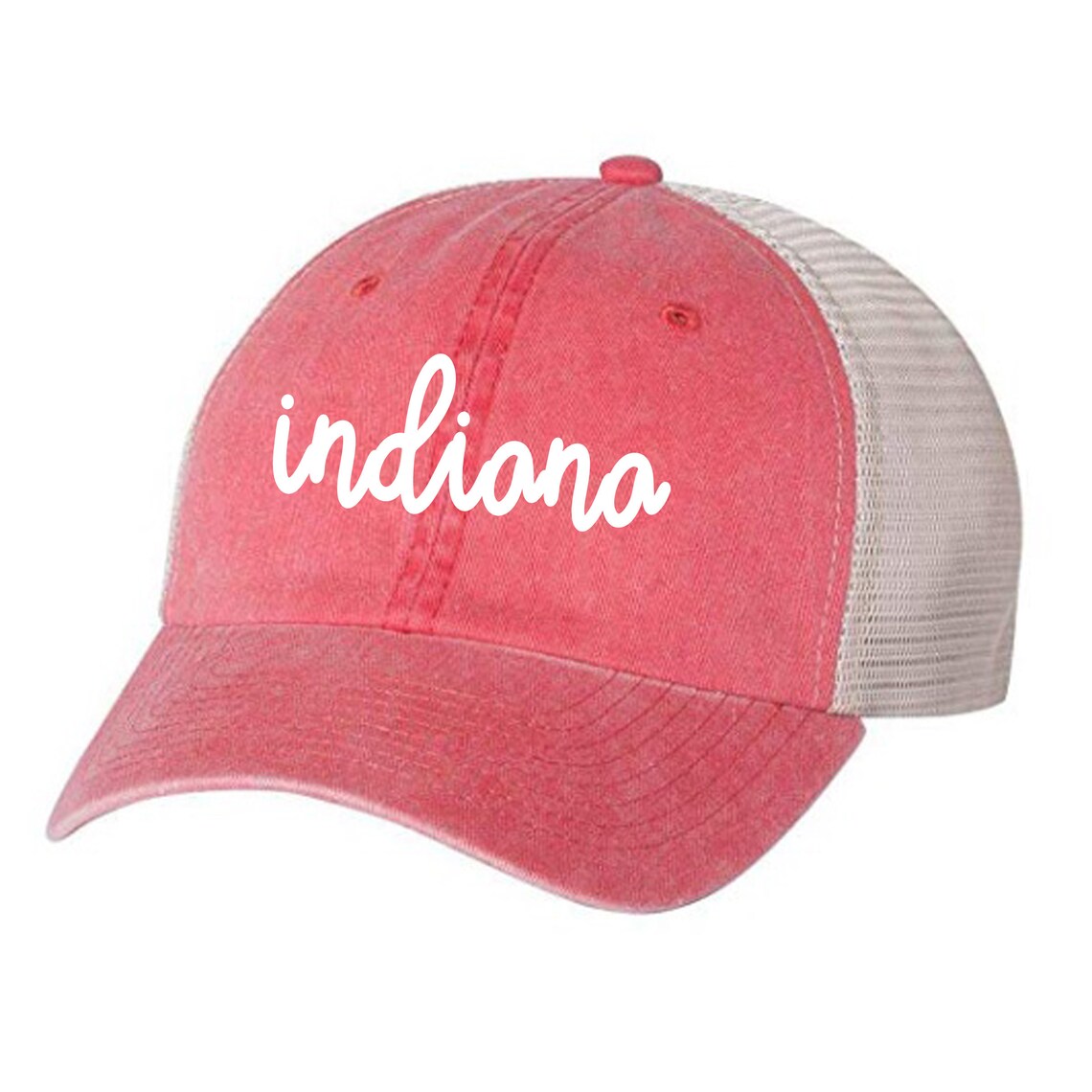 Indiana Vintage Unisex Baseball Hat Mesh Trucker | Etsy
